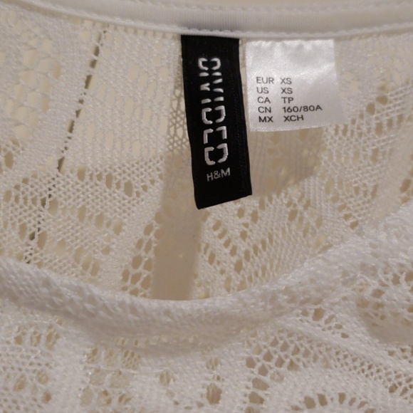 H&M | Dresses | Hm Lace White Dress | Poshmark